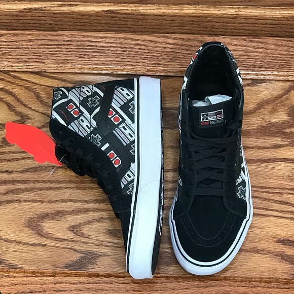 Vans | Shoes | Vans Sk8 Hi Nintendo Controller Game Over Shoes | Poshmark